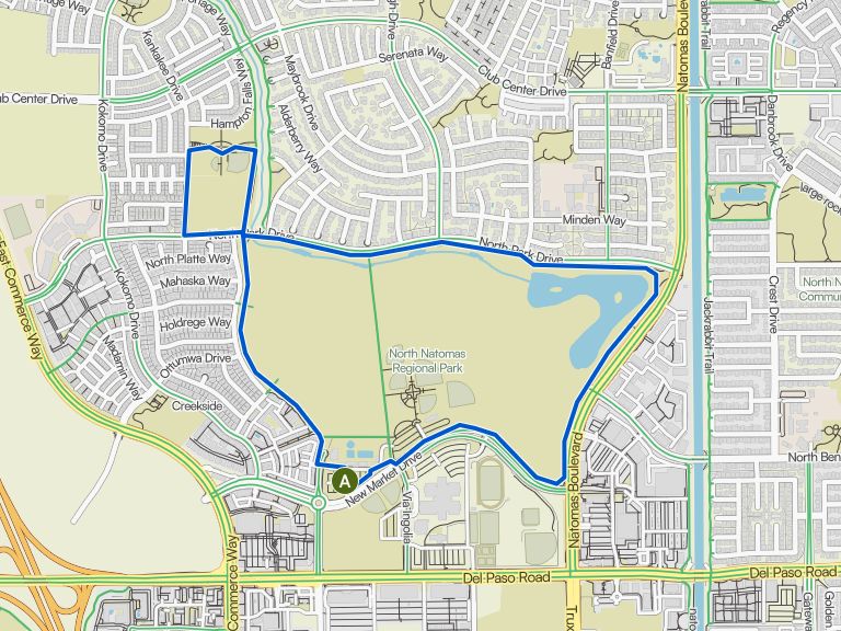 North Natomas Regional Park Loop | run | Komoot